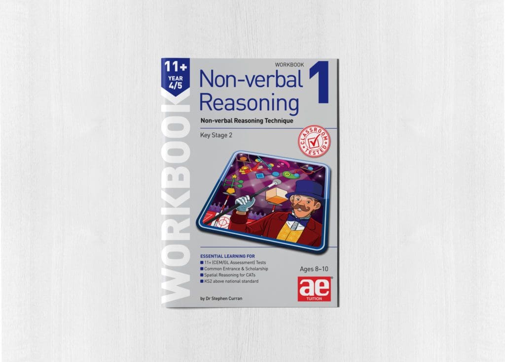11+ Non-verbal Reasoning Year 4/5 Workbook 1 | AE Publications