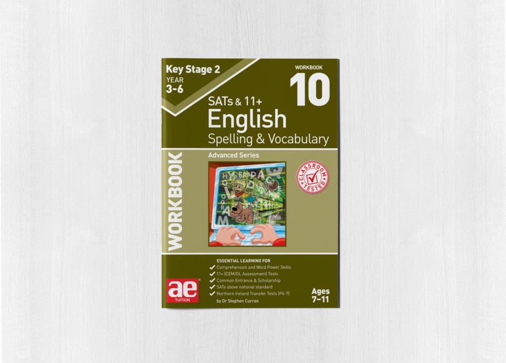 Spelling & Vocabulary Workbook 10 | AE Publications