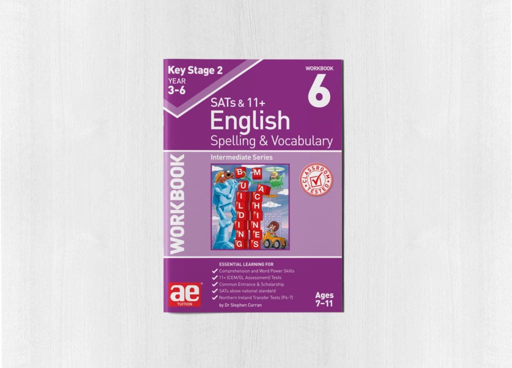 Spelling & Vocabulary Workbook 6 | AE Publications
