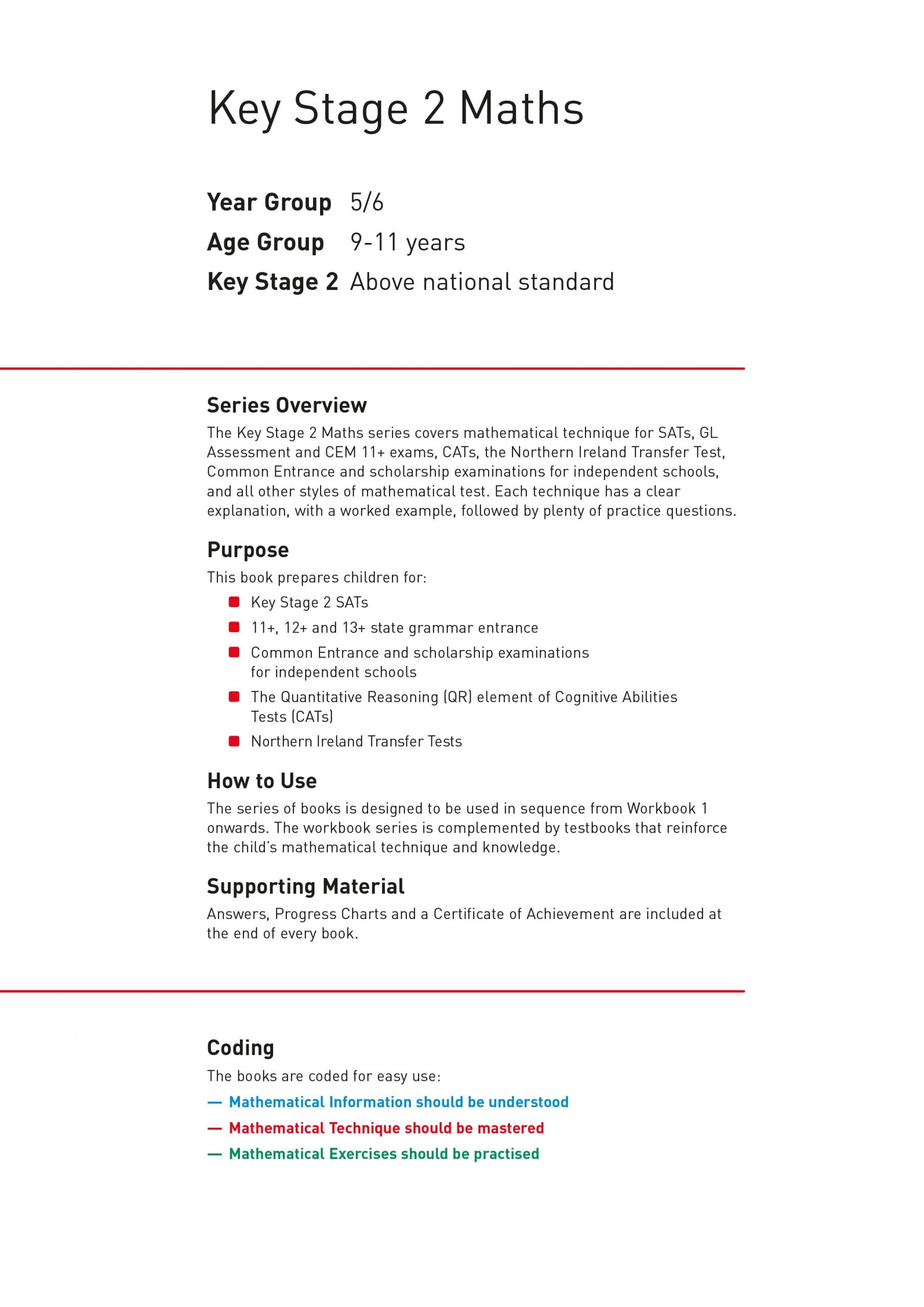 KS2 Maths Year 5/6 Workbook 2 | AE Publications