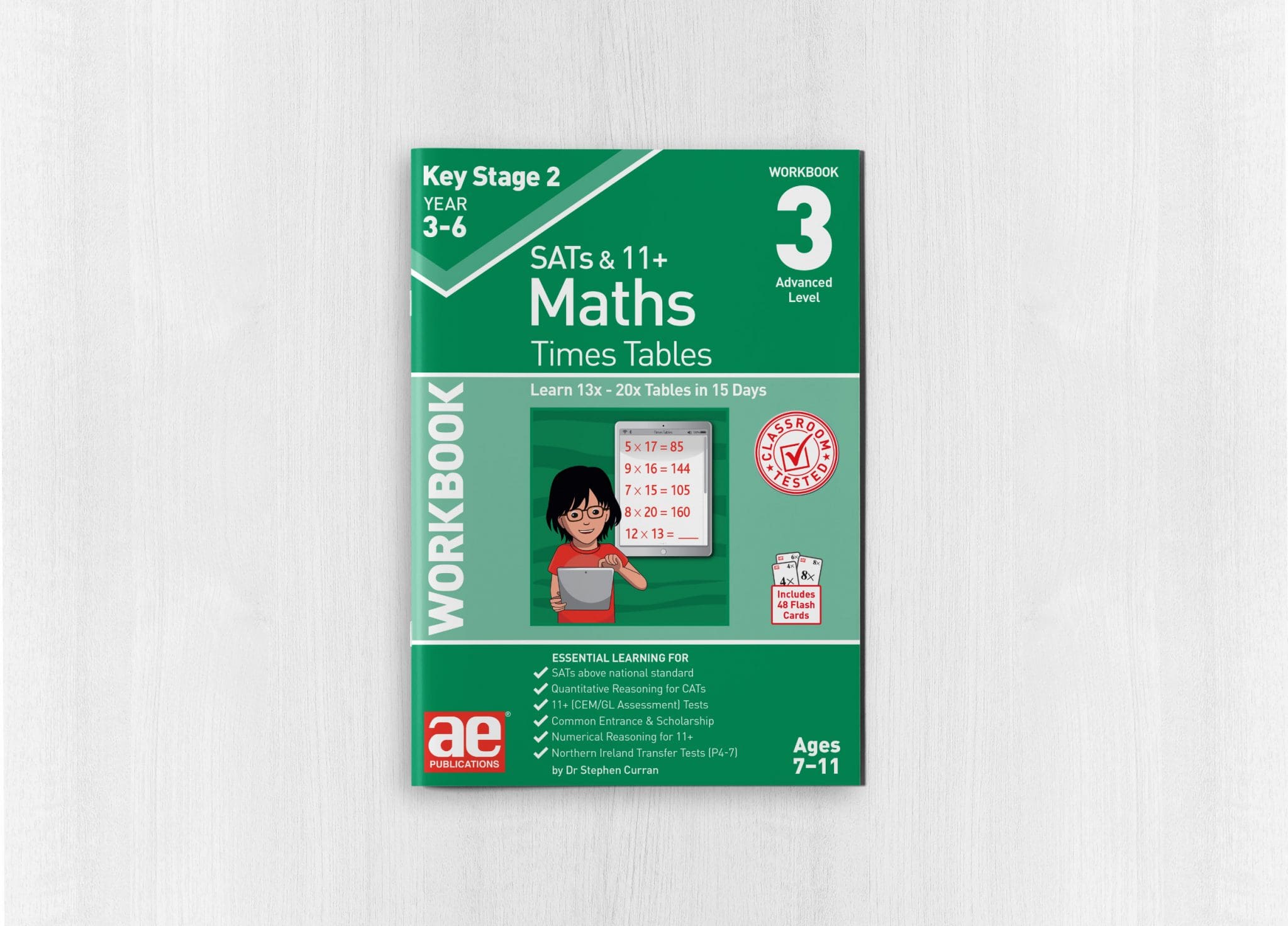 KS2 Times Tables Workbook 3 | AE Publications