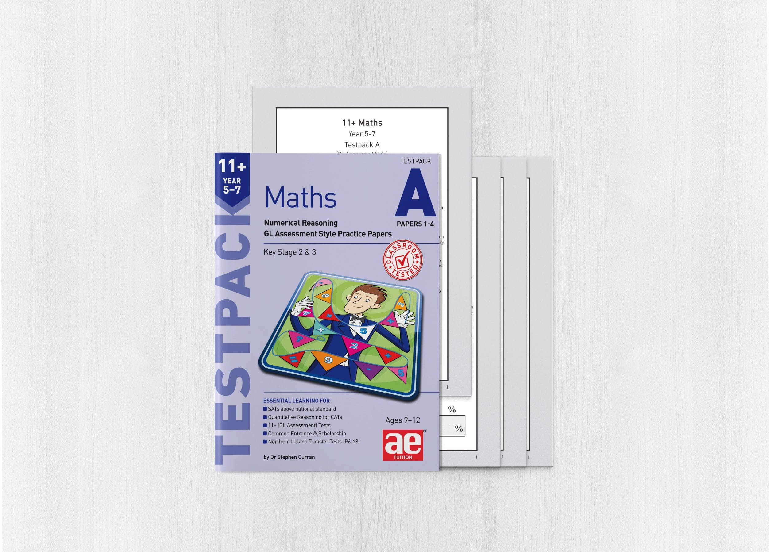 11+ Maths Year 5-7 Testpack A Papers 1-4 | AE Publications