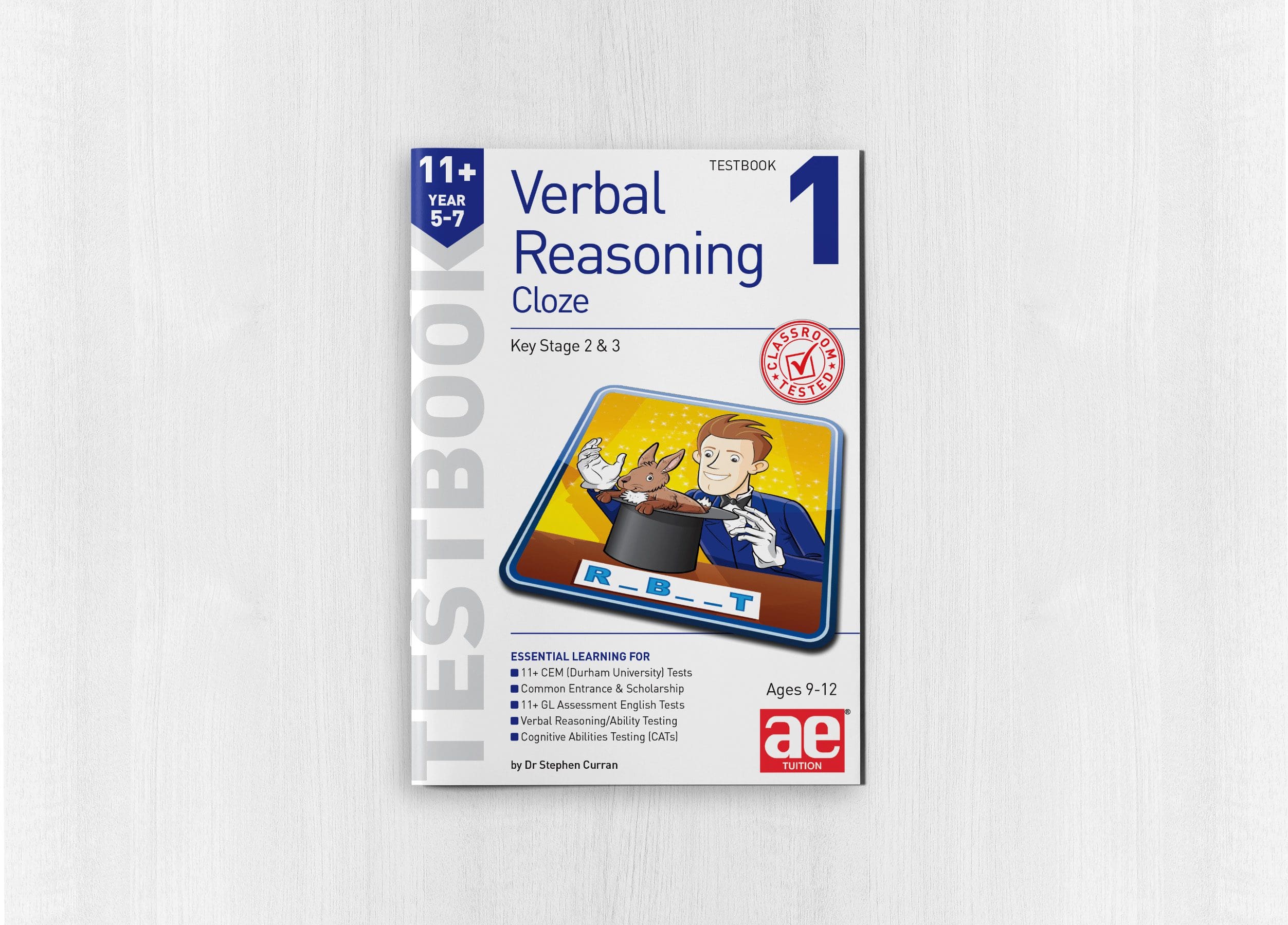 11+ Verbal Reasoning Year 5-7 Cloze Testbook 1 | AE Publications