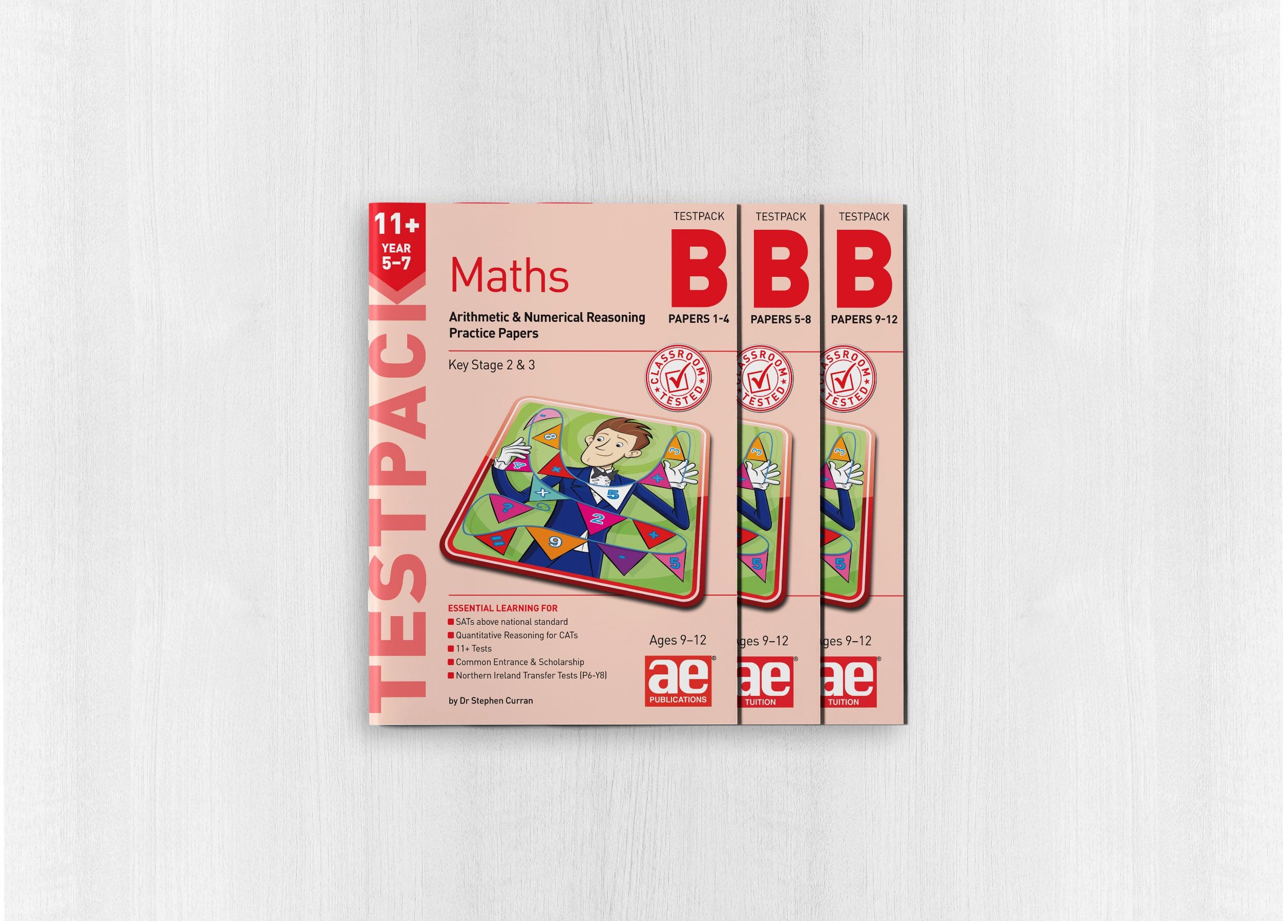 11+ Year 5-7 Maths Testpack B Bundle | AE Publications