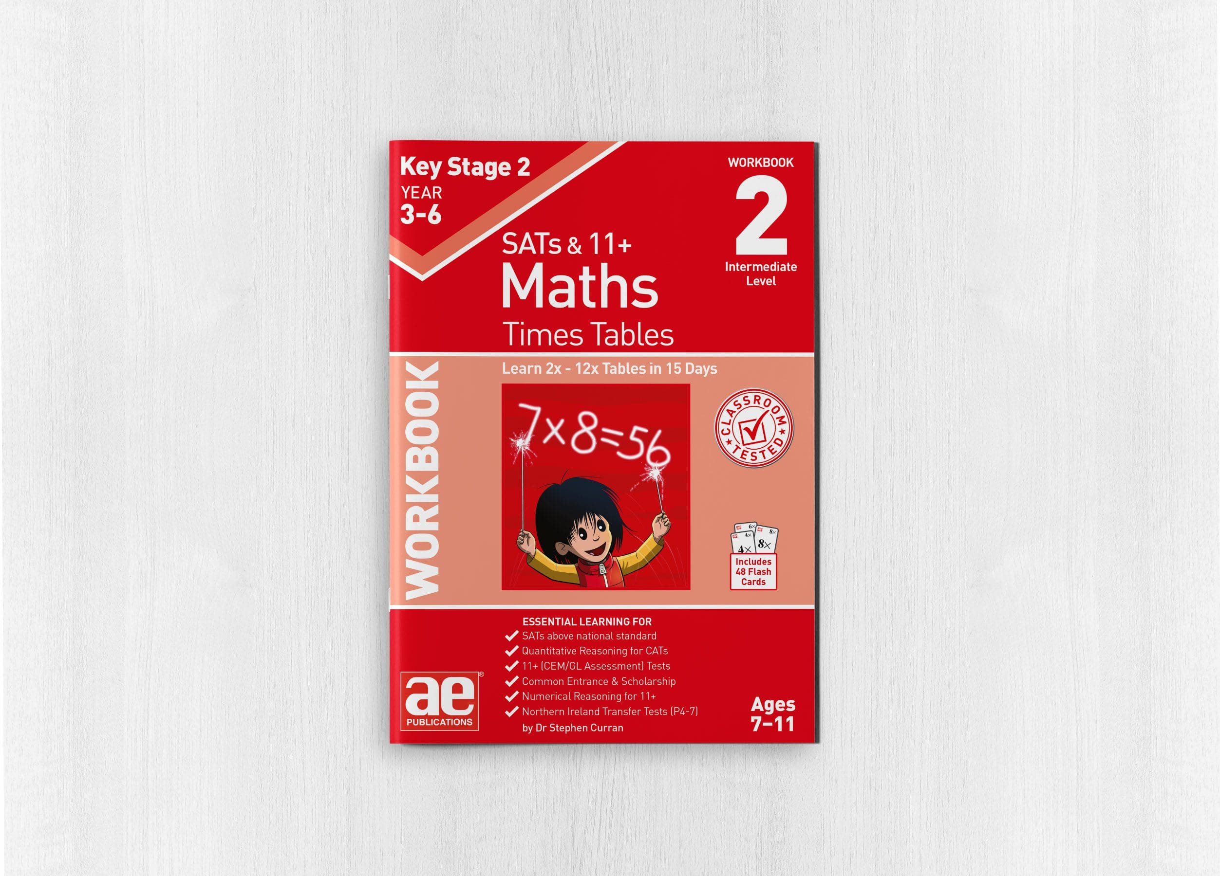 KS2 Times Tables Workbook 2 | AE Publications